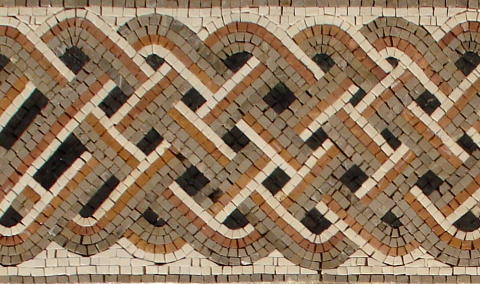 10 Handmade Pattern Marble Mosaic Border Design Art Tile - Etsy