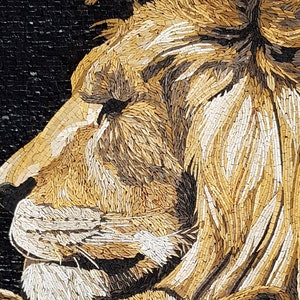LION MOSAIC TILES jungle Animal Mosaic Tiles for Living Room Walls Lion ...