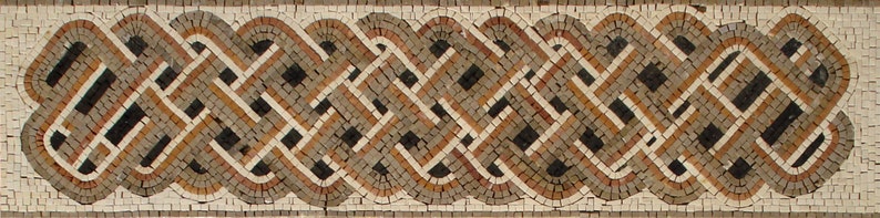 10 Handmade Pattern Marble Mosaic Border Design Art Tile | Etsy