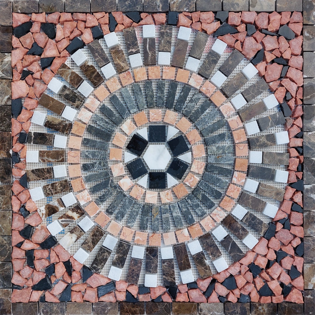 HOME DÉCOR MOSAIC | Square Shape Colorful Mosaic | Beautiful Natural ...