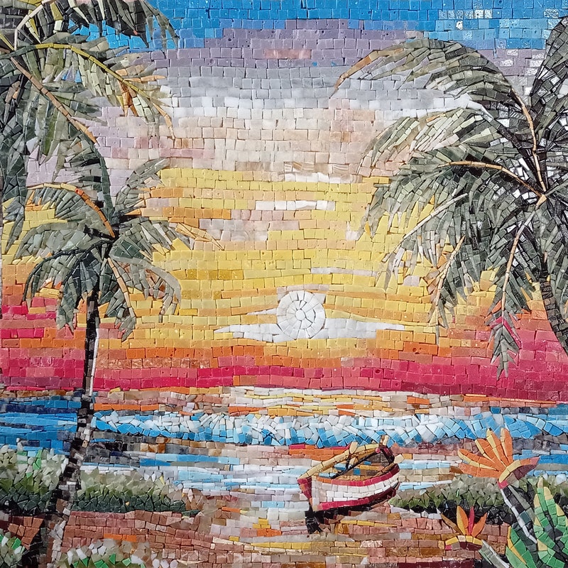 Sunset Mosaic - Etsy