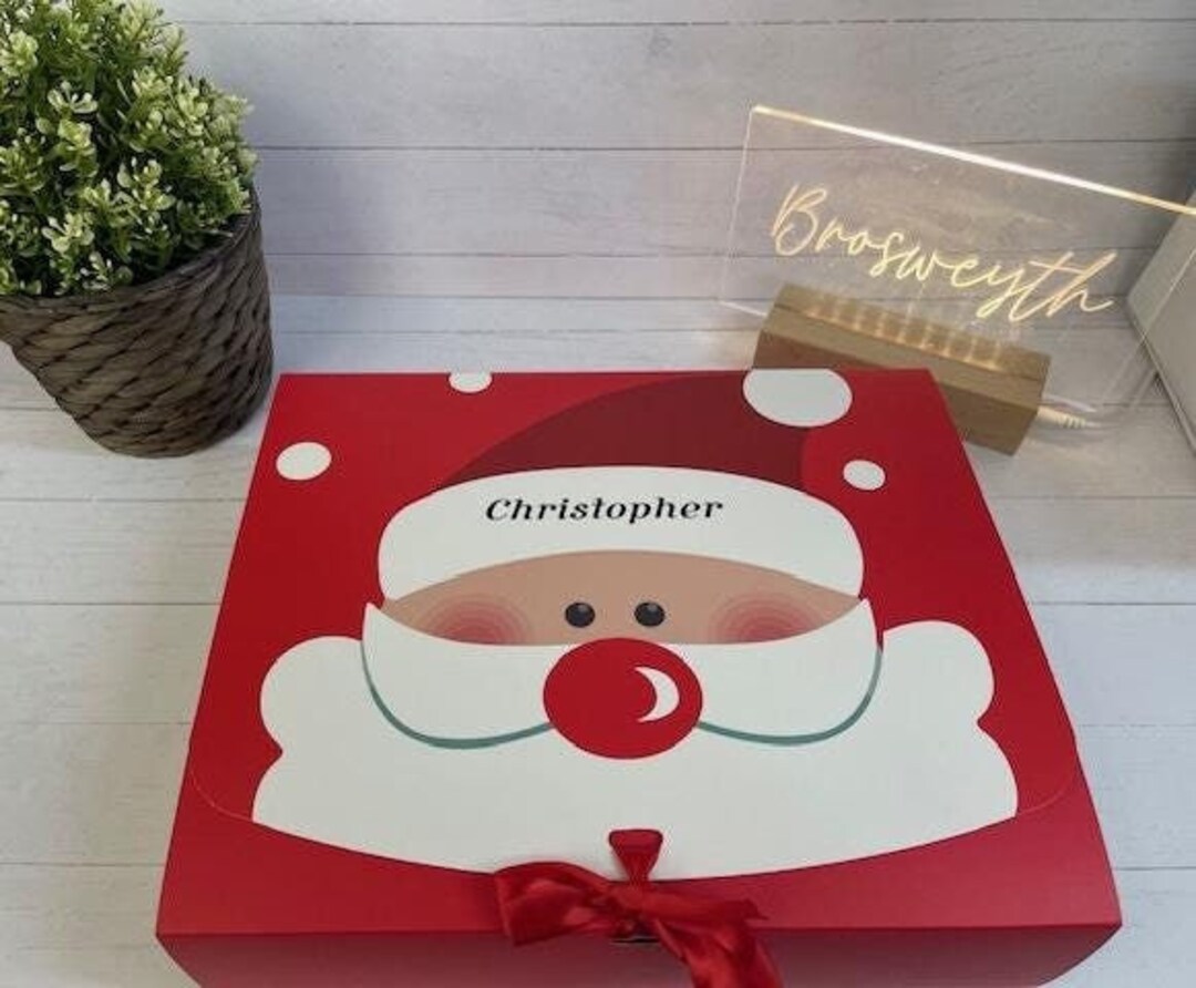 Personalised Christmas Box - Etsy