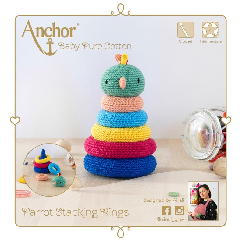 Anchor Stacking Rings Crochet Kit - Etsy