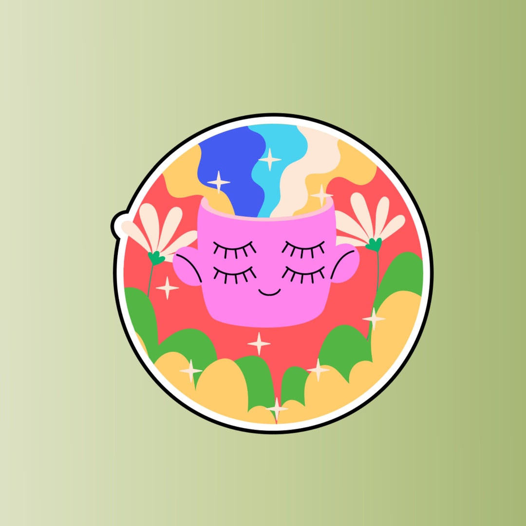 Hippie Stickers, Trippy, Sticker - Etsy