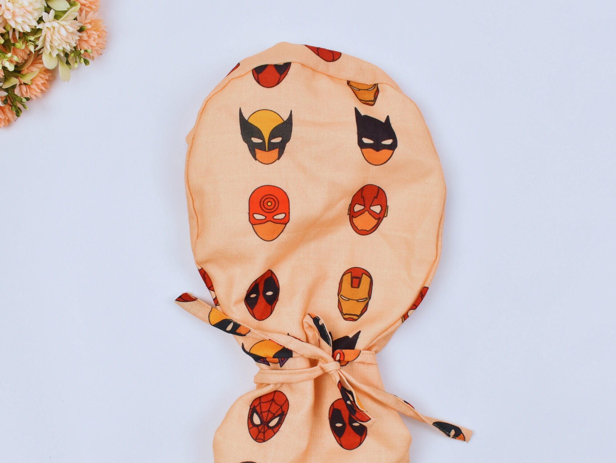 Surgical Scrub Caps Character Designs. Buttons & Satin Lining Optional ...