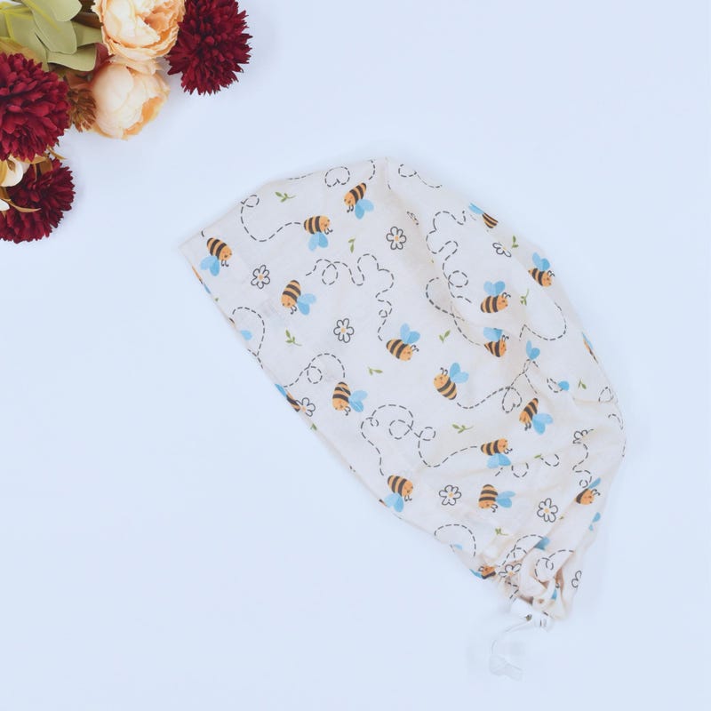 Boho Bouffant Scrub Cap - Etsy UK