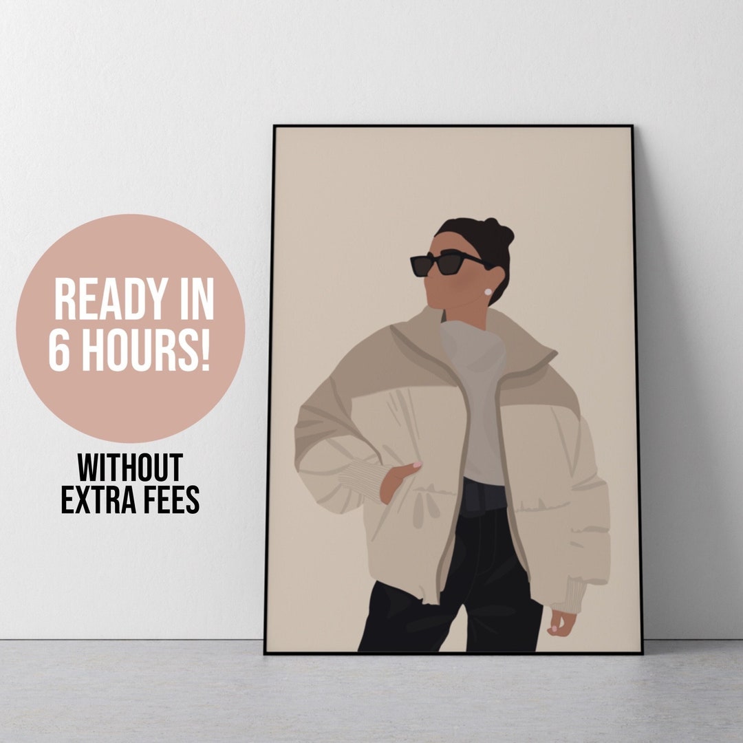 Custom Faceless Portrait, Custom Digital Portrait, Personalized Digital ...