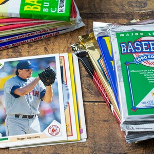 Factory Sealed Vintage Baseball Card Packs 10 Unopened Packs Topps ...