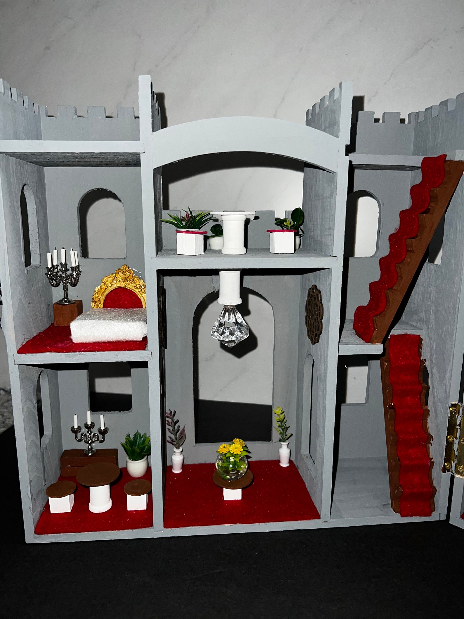 Castle Playset Model Medieval Gift Idea - Etsy