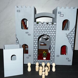 Castle Playset Model Medieval Gift Idea - Etsy