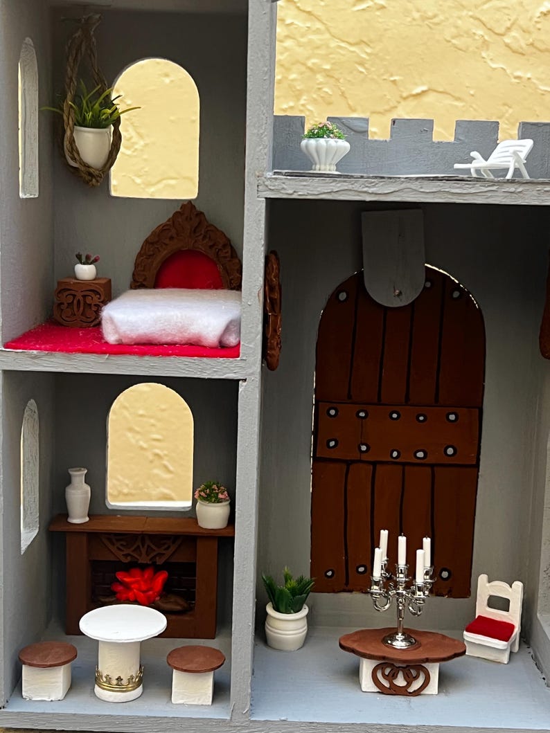 Castle Playset Model Medieval Gift Idea - Etsy