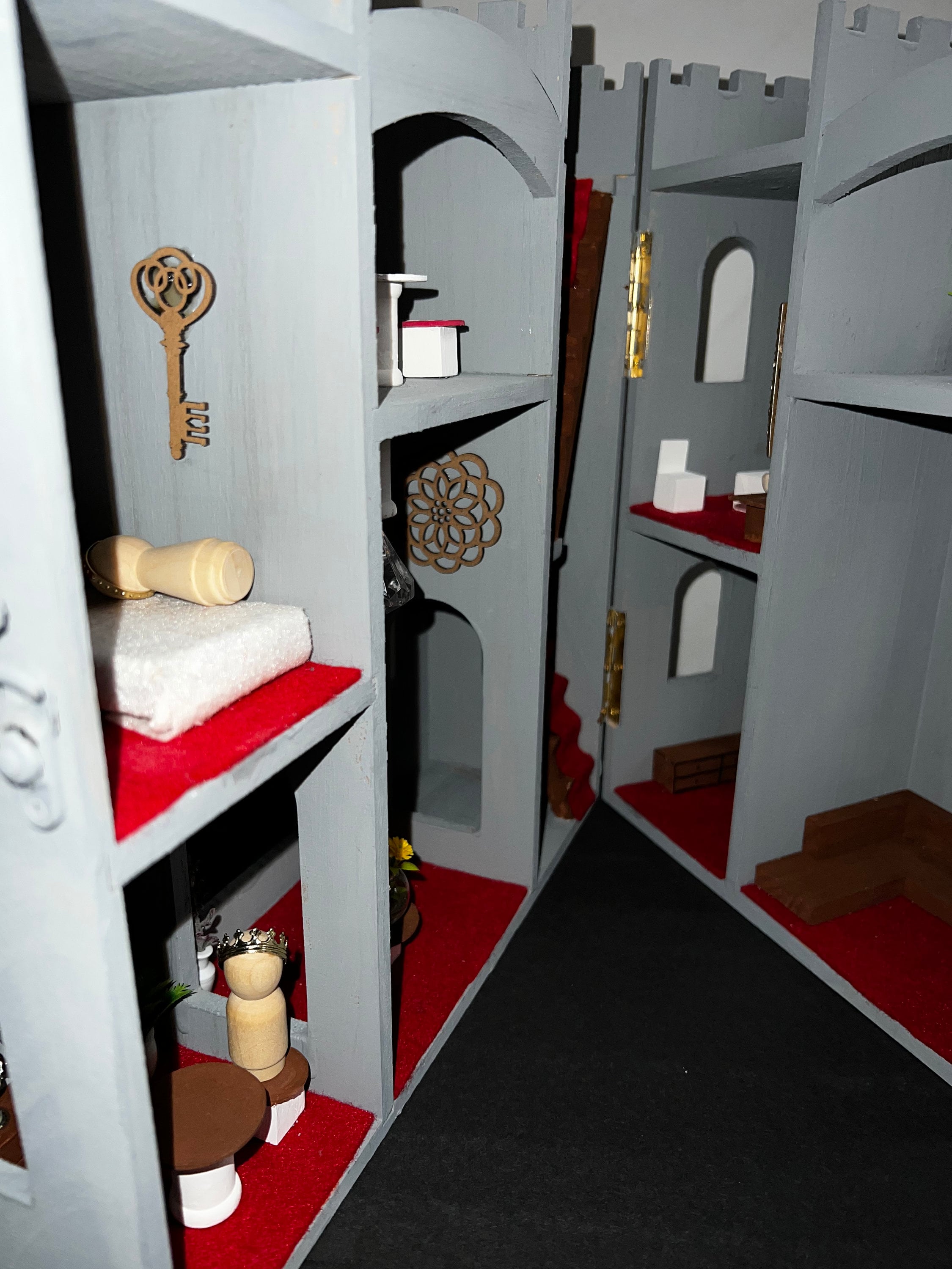 Castle Playset Model Medieval Gift Idea - Etsy