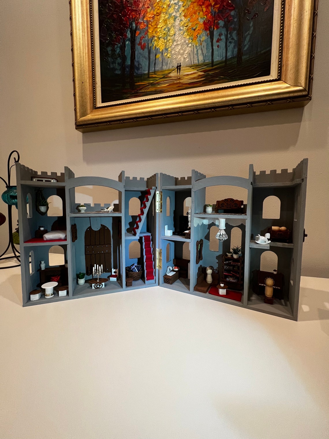 Castle Playset Model Medieval Gift Idea - Etsy