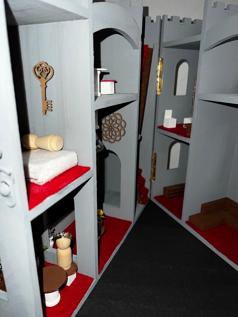 Castle Playset Model Medieval Gift Idea - Etsy