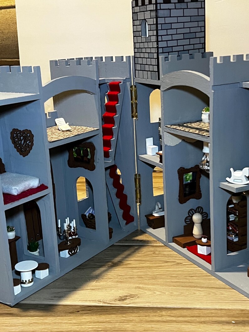 Castle Playset Model Medieval Gift Idea - Etsy