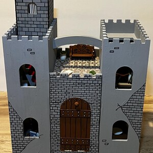 Castle Playset Model Medieval Gift Idea - Etsy