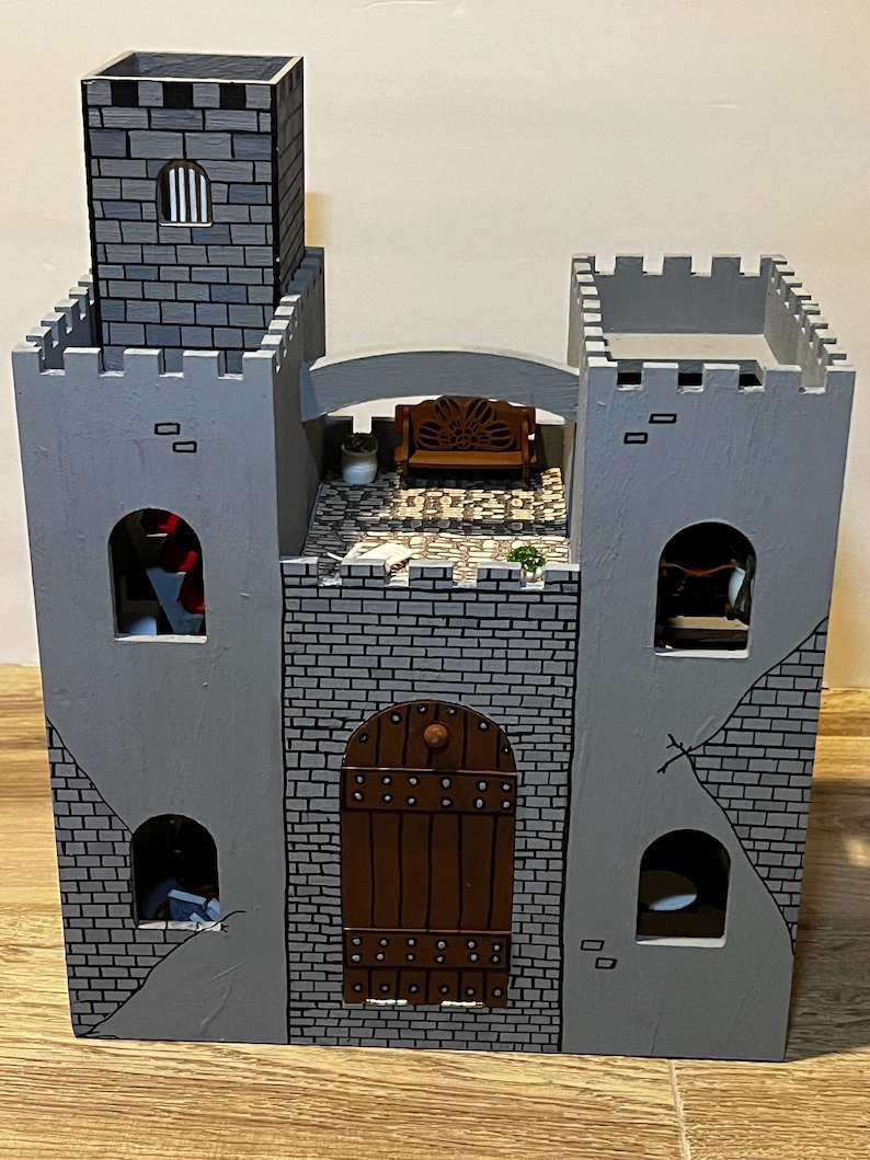 Castle Playset Model Medieval Gift Idea - Etsy