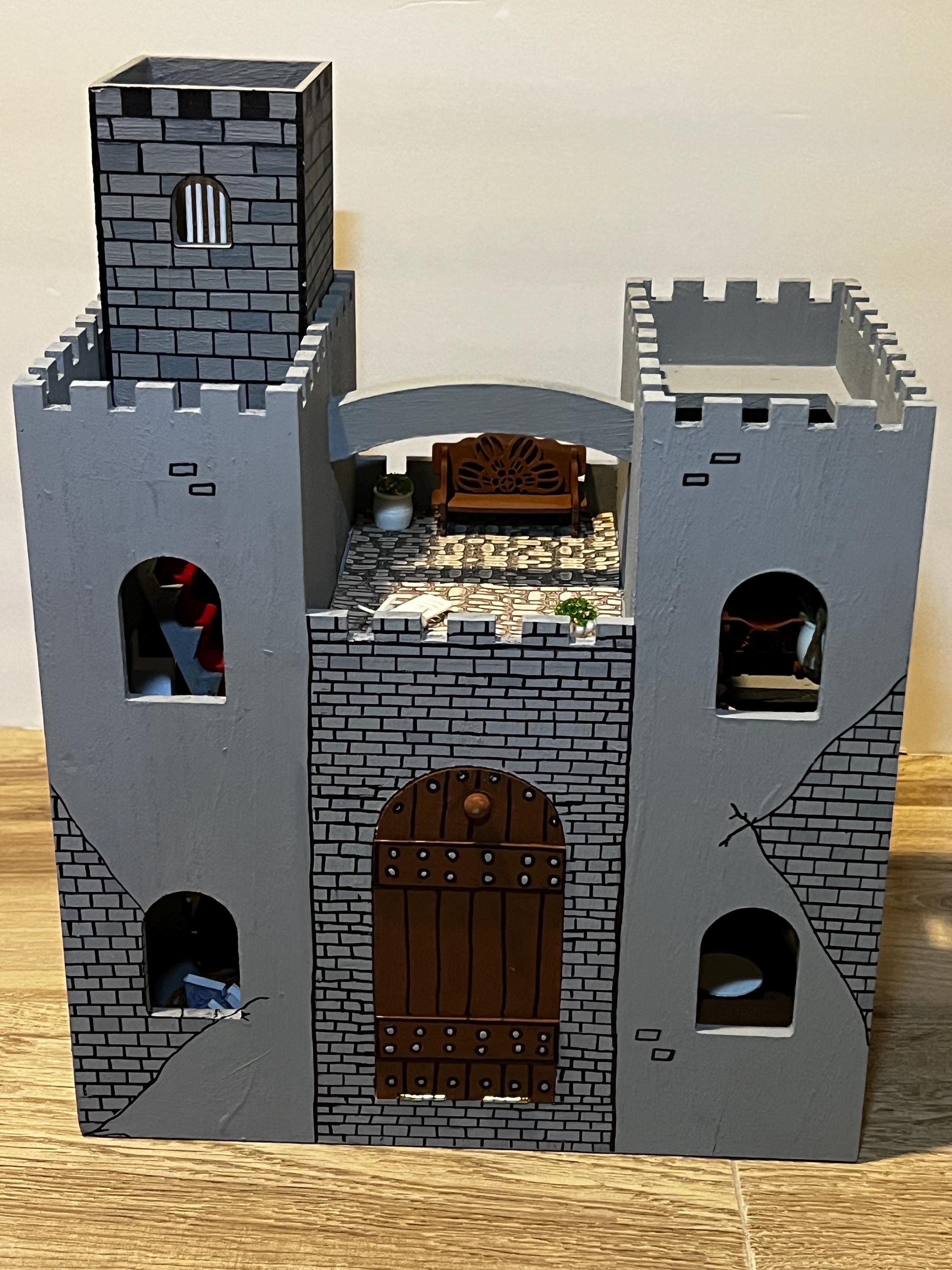 Castle Playset Model Medieval Gift Idea - Etsy