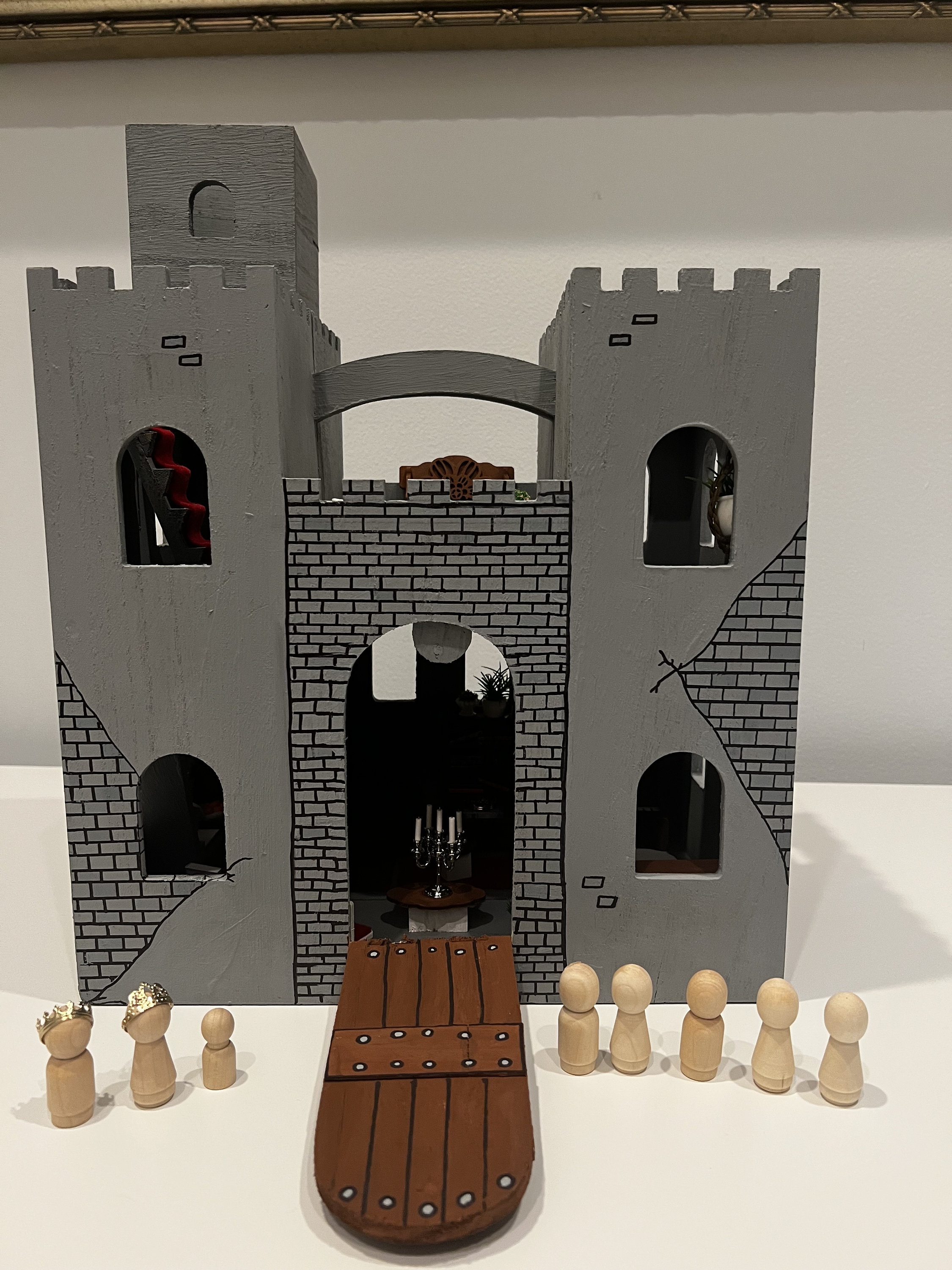 Castle Playset Model Medieval Gift Idea - Etsy