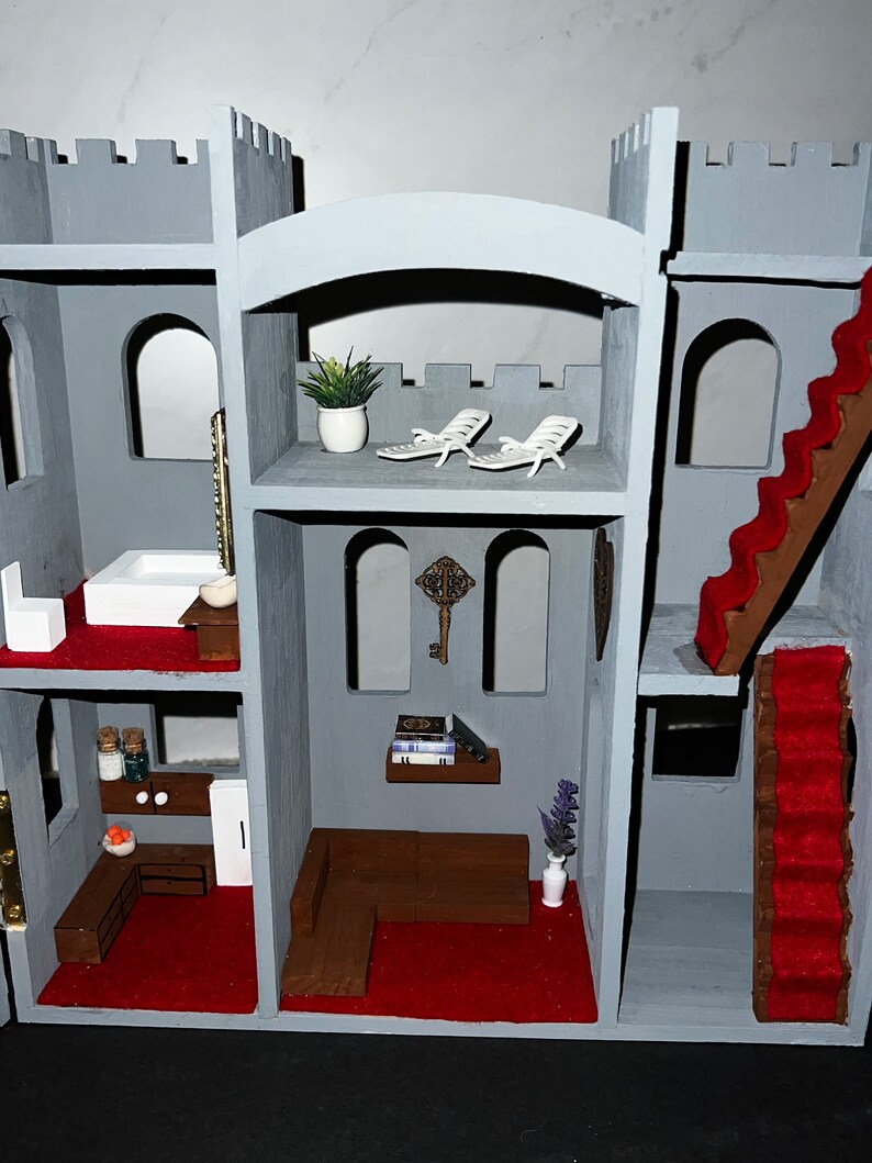 Castle Playset Model Medieval Gift Idea - Etsy