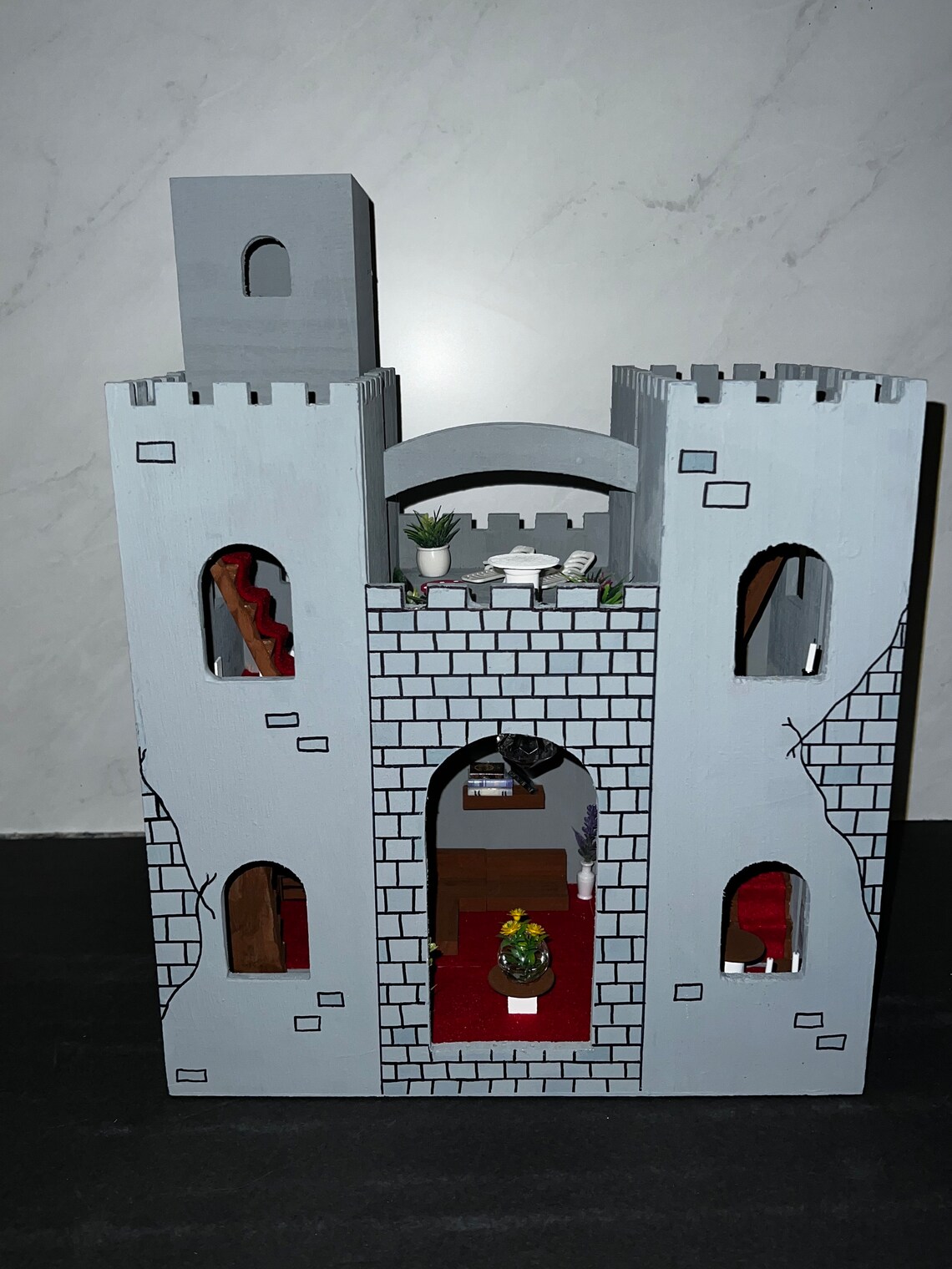 Castle Playset Model Medieval Gift Idea - Etsy