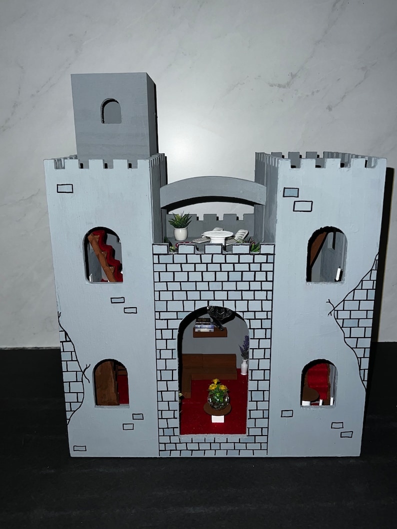 Castle Playset Model Medieval Gift Idea - Etsy
