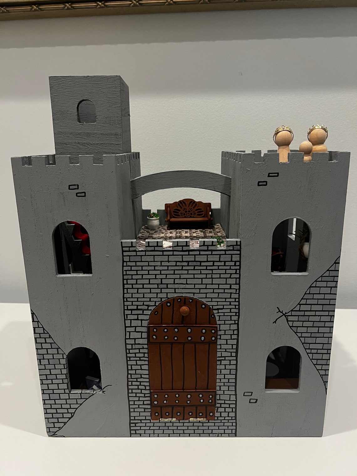 Castle Playset Model Medieval Gift Idea - Etsy