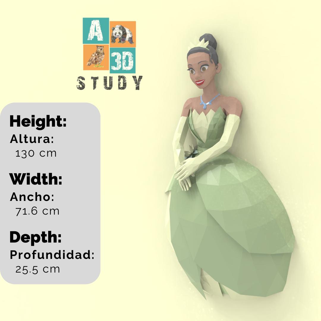 Tiana: Papercraft Design, PDF Template, DIY 3D Model, Fanart, Paper ...