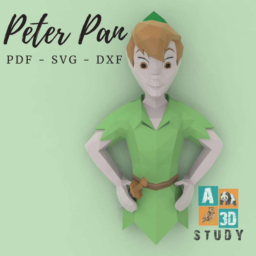 Peter: Papercraft Design, PDF Template, DIY 3D Model, Fanart, Paper ...