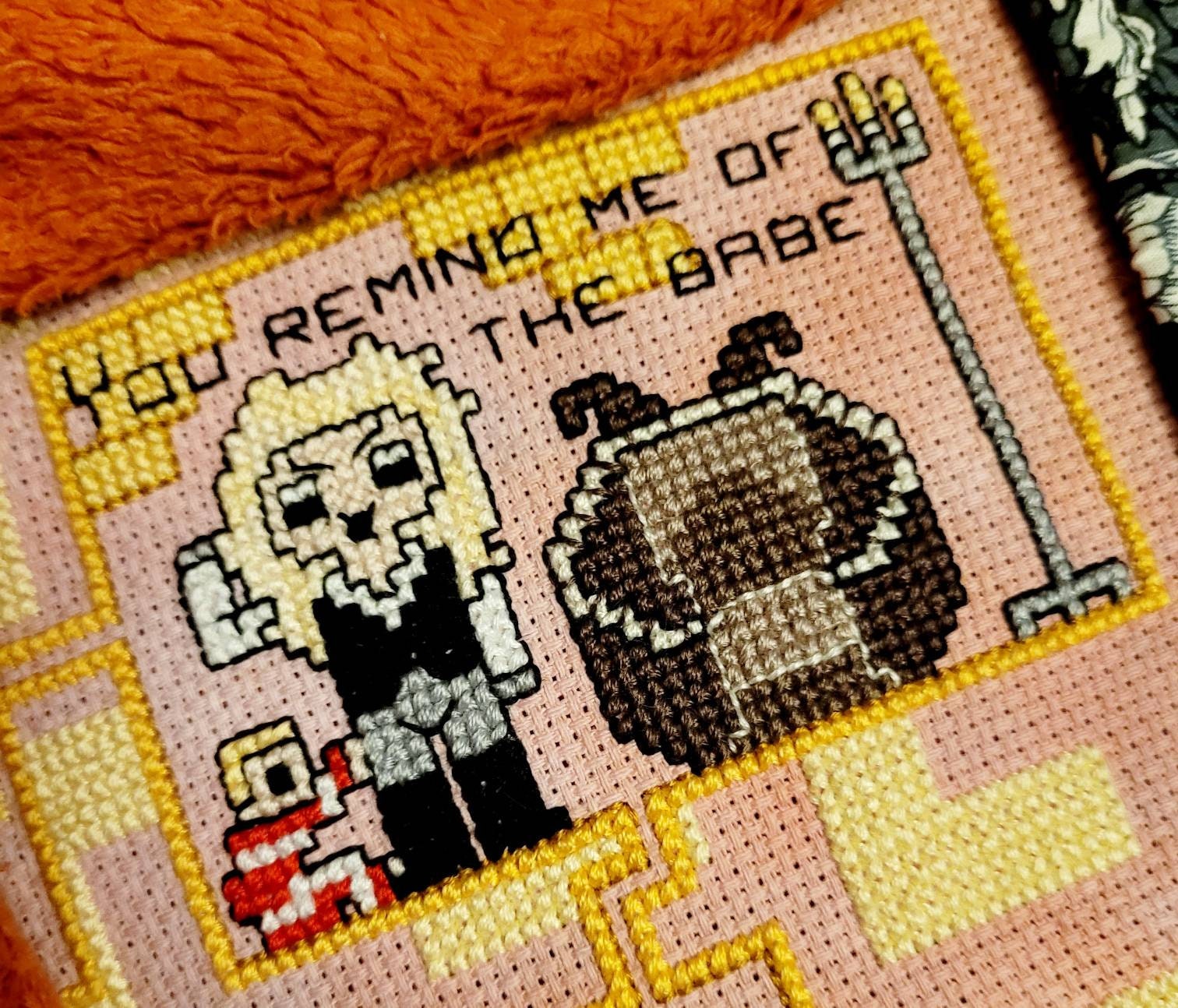 Labyrinth Inspired SAL Cross Stitch Pattern. Cute Cross - Etsy