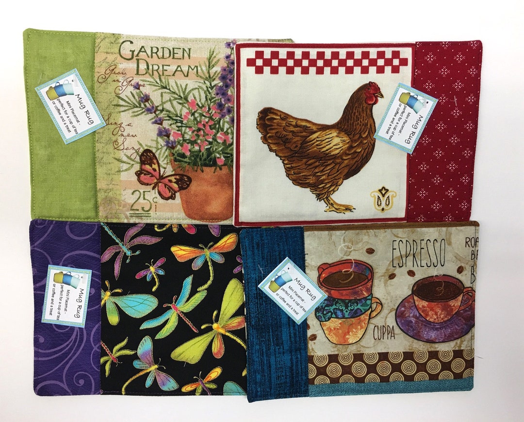 Mug Rugs Set of 2 variety - Etsy