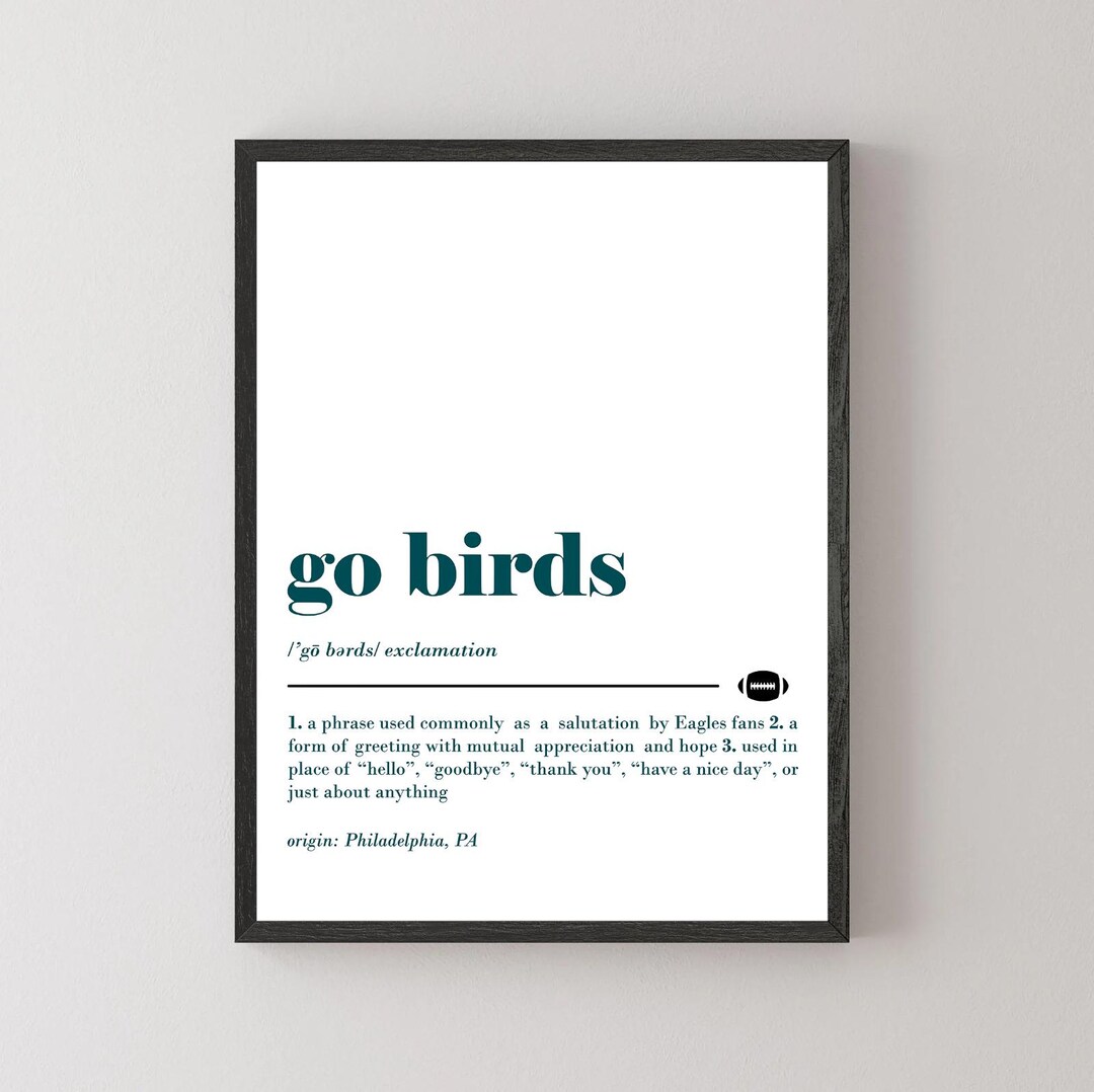 Go Birds Definition, Philadelphia Eagles Jalen Hurts, Eagles Wall Art ...