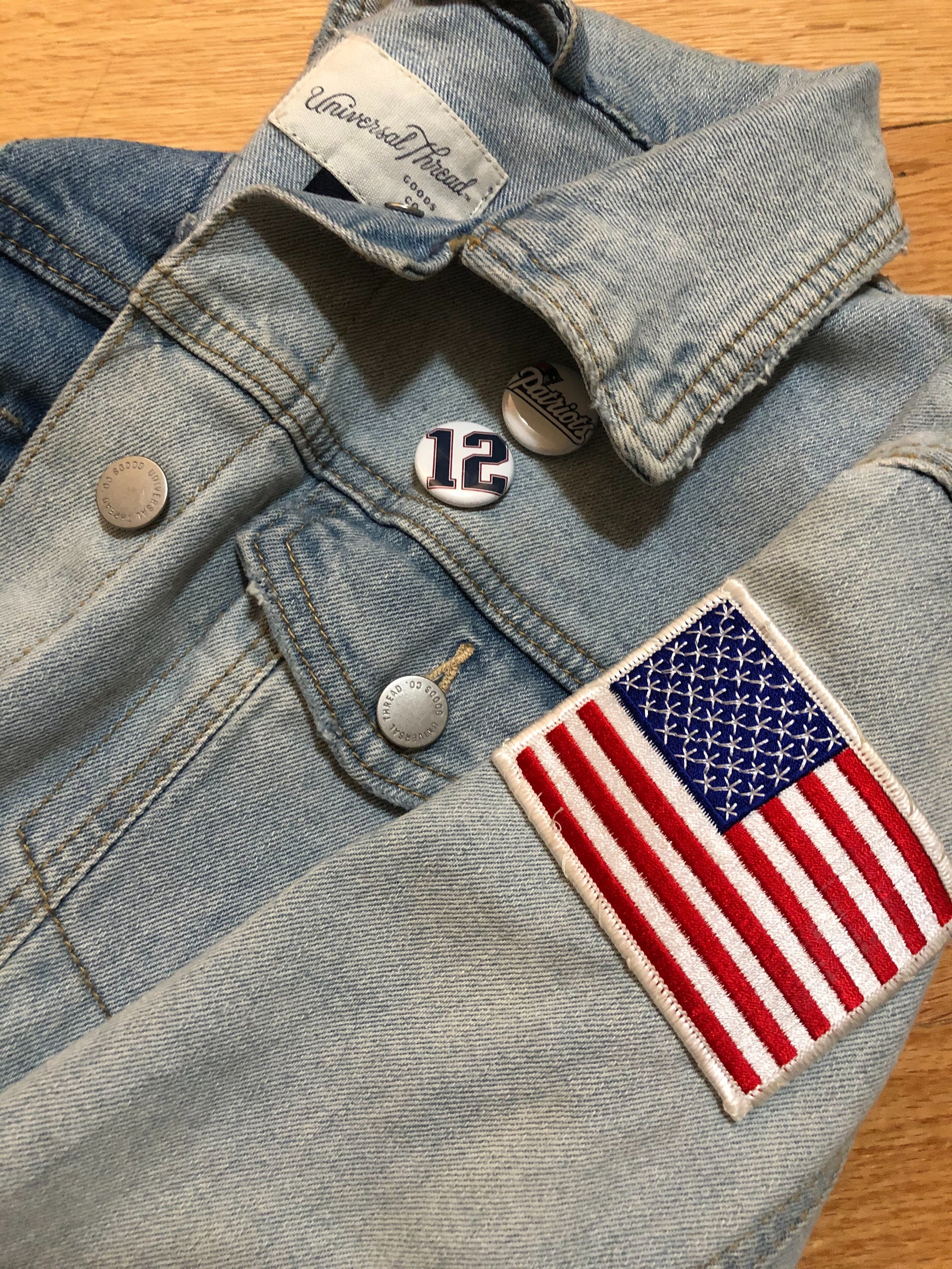 Custom NFL Denim Jacket - Etsy
