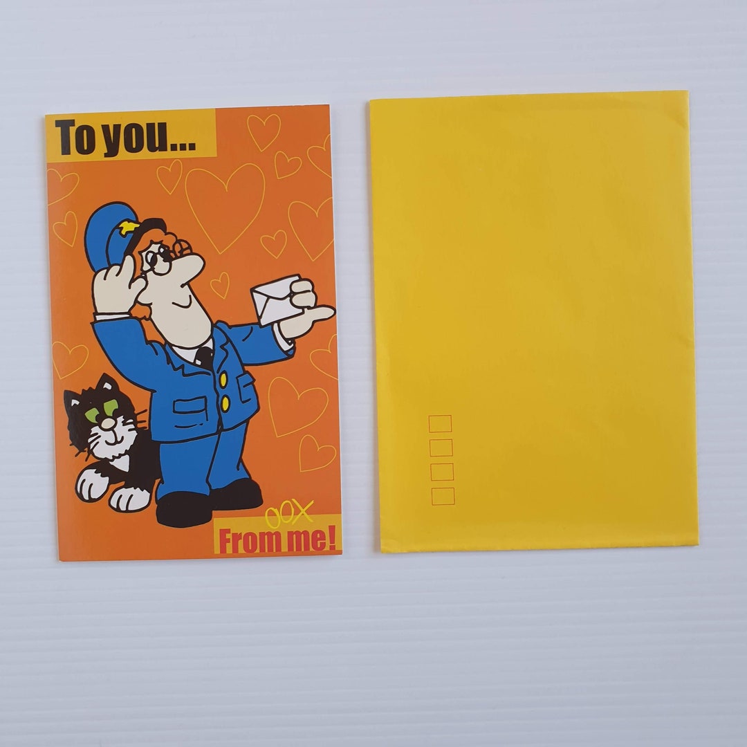 Vintage Postman Pat Blank Greeting Card 2000 - Etsy