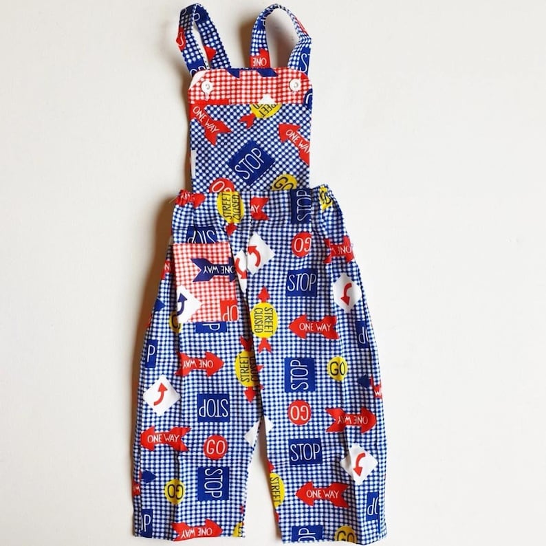 Size 2 Kids 70s Deadstock Overalls Cotton Dungarees Blue - Etsy