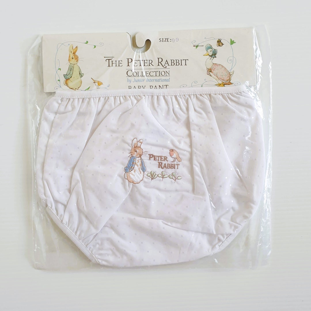 Size 00 Vintage 90s Peter Rabbit PVC Lined Nappy Cover - Etsy