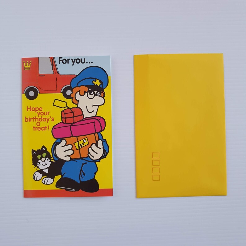 Vintage Postman Pat Blank Birthday Card 2000 - Etsy Australia