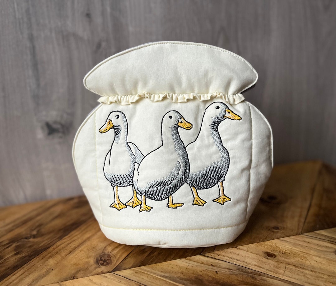 Tea Cosy, Ducks Quilted Teapot Warmer, Large & Small Tea Cosy, New Home ...