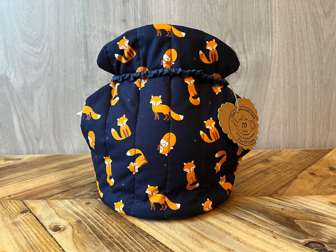 Tea Cosy, Foxes Quilted Teapot Warmer, Large Tea Cosy, New Home Gift ...