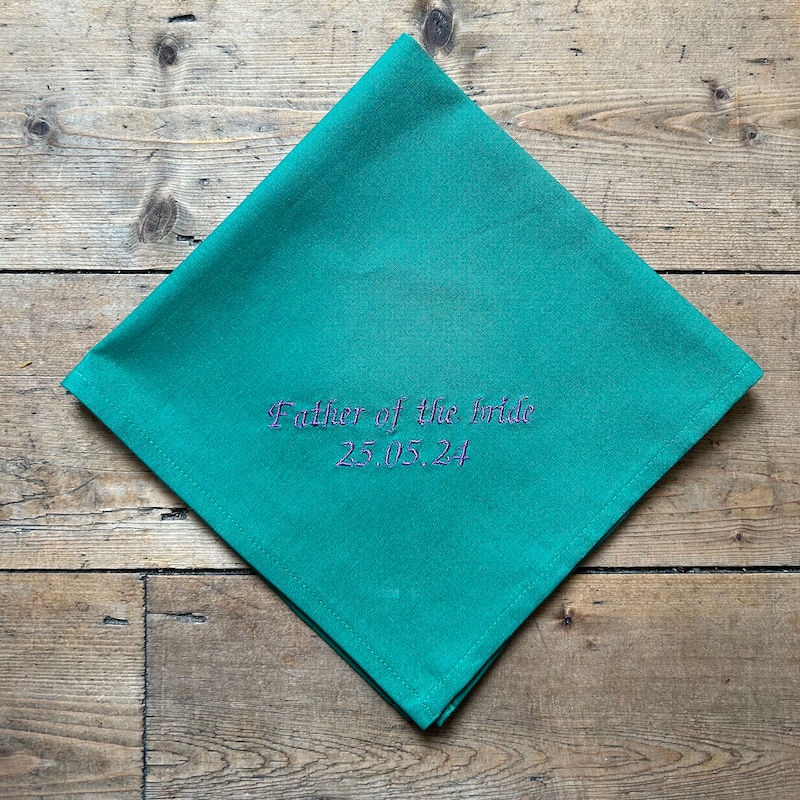 Green Handkerchief - Etsy