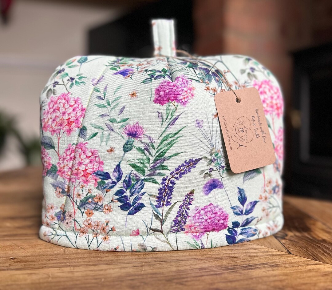 Tea Cosy, Meadow Flowers Tea Cosy, Large Tea Cosy, New Home Gift Idea ...