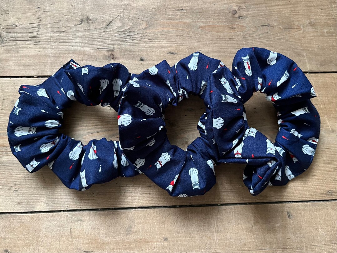 Cats Cotton Scrunchies - Hair Accessories - Etsy