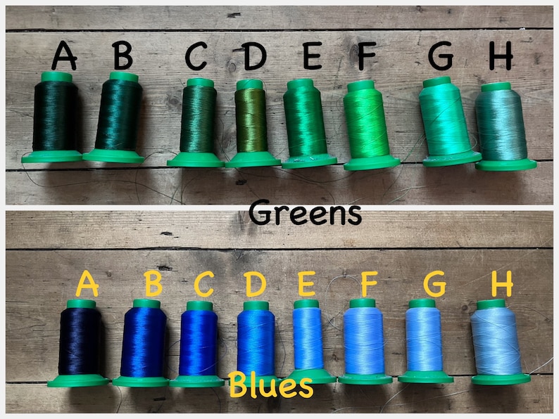 Customised Embroidered Cotton Napkins, Personalise Table Wear, Font 6 ...