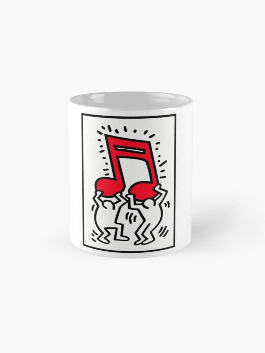 Keith Haring Music Coffee Mug, São Paulo Biennial Personalized Mug for ...