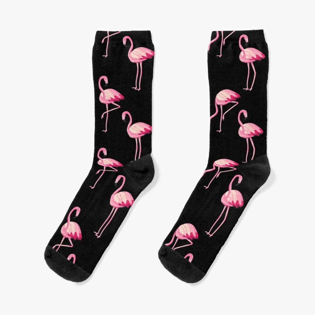 Flamingo Socks, Cute Animals Funny Socks Gift Idea, Custom Socks Gift ...
