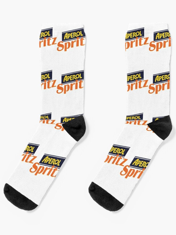Aperol Spritz Socks, Aperol Spritz Time Funny Socks Gift Idea, Custom ...
