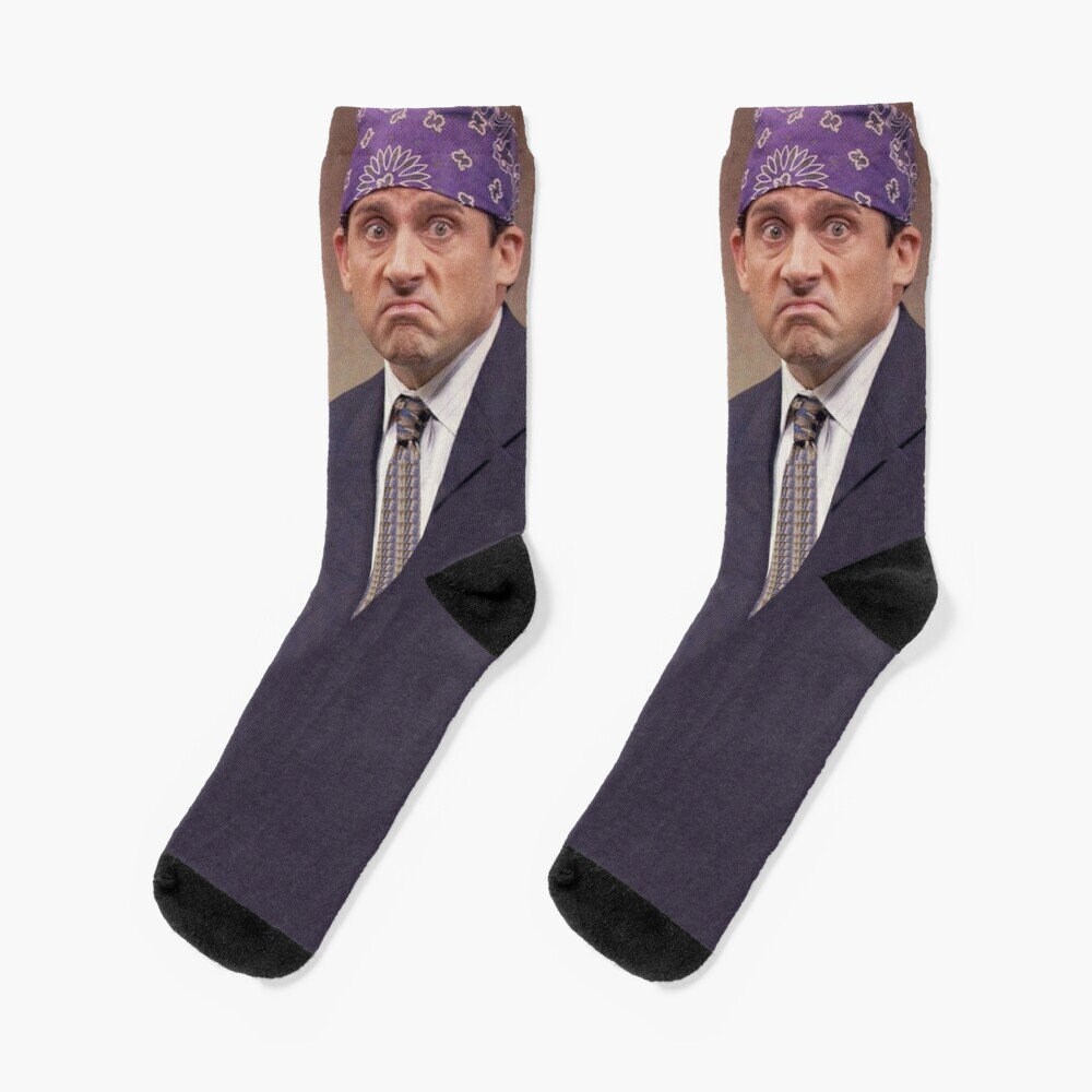 Prison Mike Socks, the Office Funny Socks Gift Idea, Custom Socks Gift ...