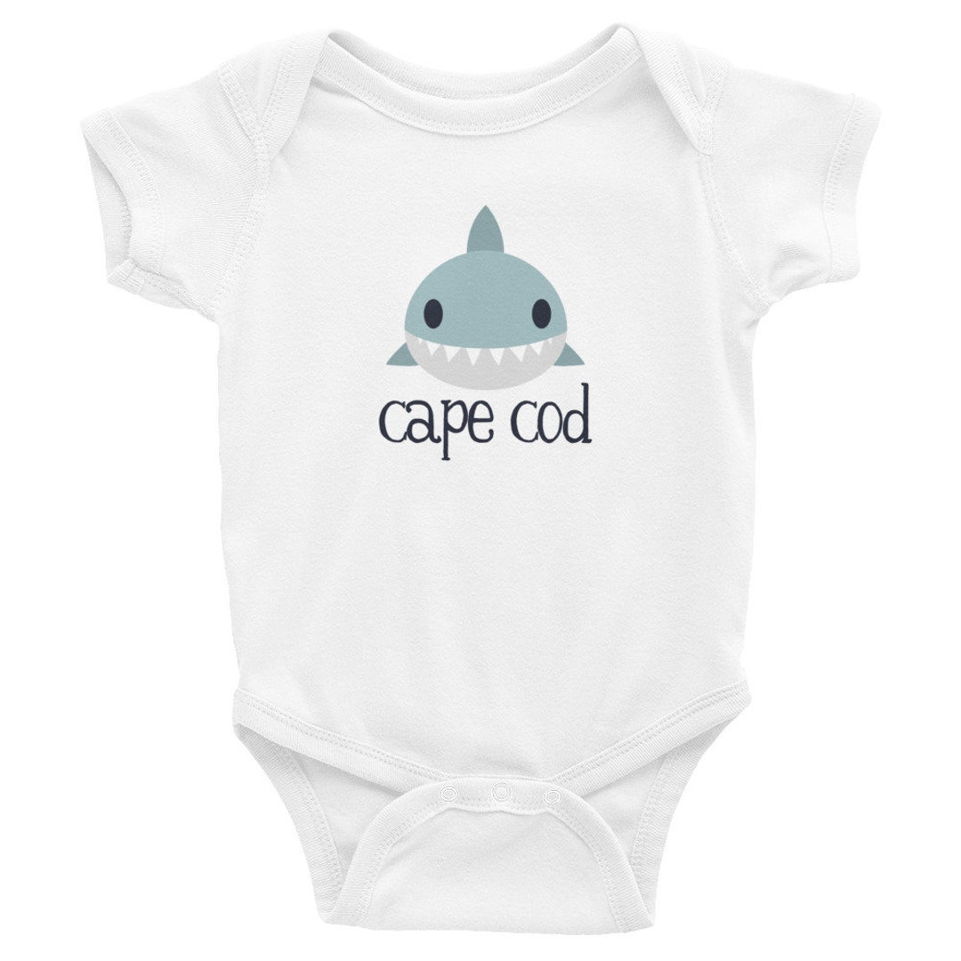 The Cape House Co Cape Cod Baby Shark Infant Onesie Bodysuit - Etsy España