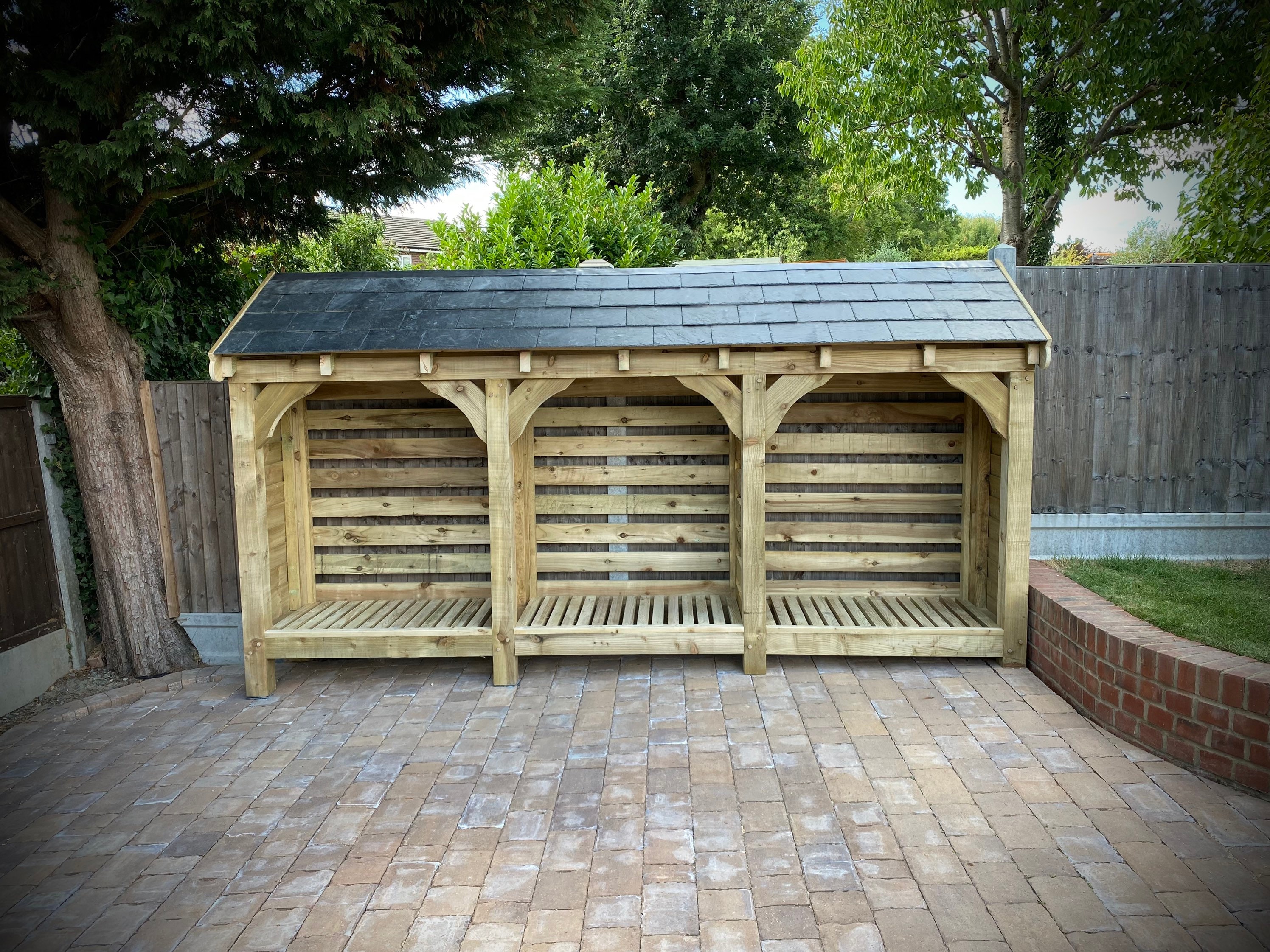 Log Store Tiled Heavy Duty Bespoke Sizes Available - Etsy UK