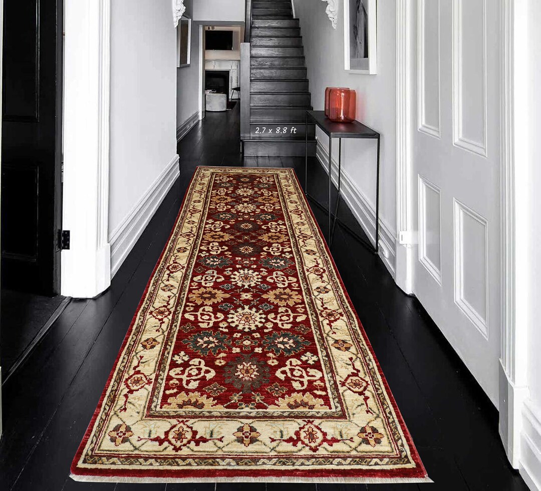 2'7x8'8 Ft Entryway Runner Rug Wool Natural Colors - Etsy